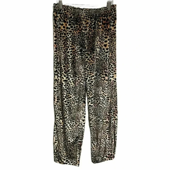 None | Intimates & Sleepwear | Leopard Print M Lounge Pajama Pants ...
